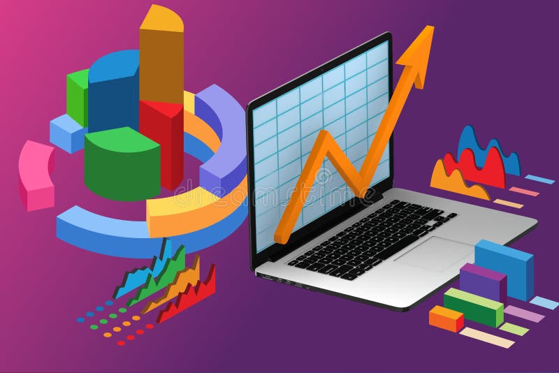Various Visualisation at Trading Environment - 3d Rendering Stock ...