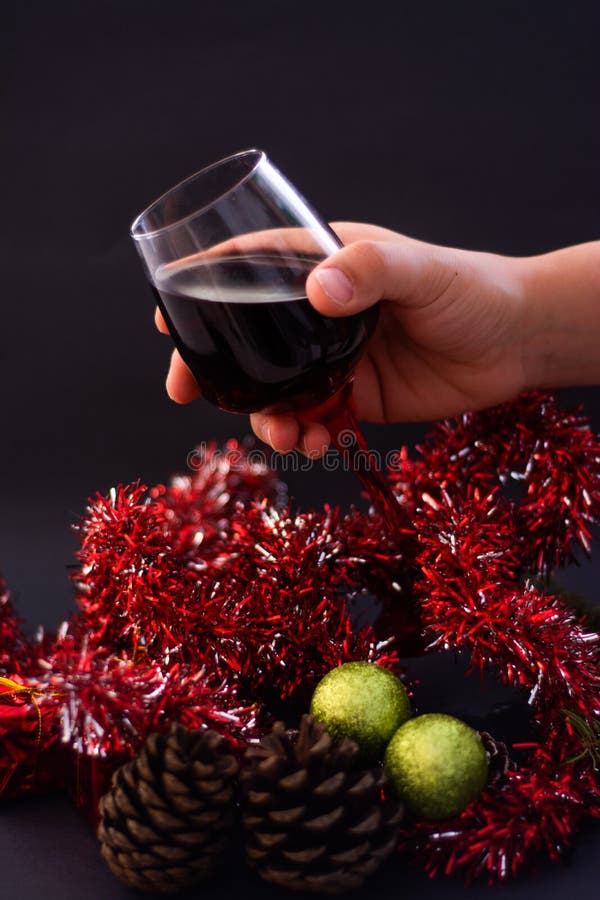 Christmas Holiday Red Wine on Wood Table Stock Image - Image of ... Christmas Holiday Red Wine on Wood Table Stock Image - Image of ...