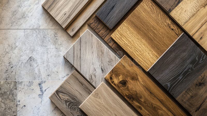 Various Wood Floor Samples Showcasing Different Textures and Finishes ...