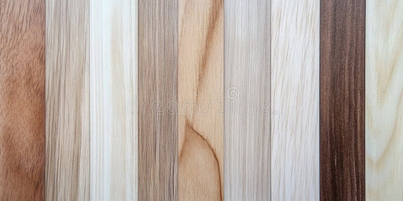 Various Wood Textures Display Natural Grain Patterns and Colors in a ...