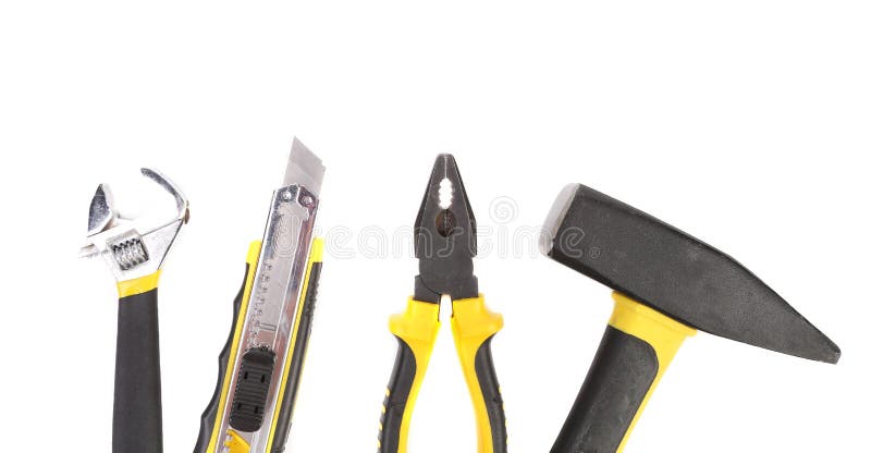 Various worker tools. stock photo. Image of hard, construction - 34925520