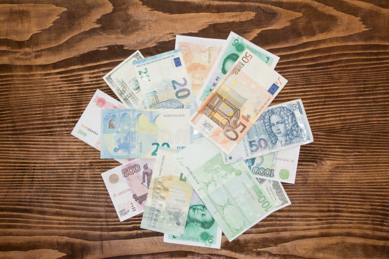 Various World Paper Money Background Stock Image - Image of foreign ...