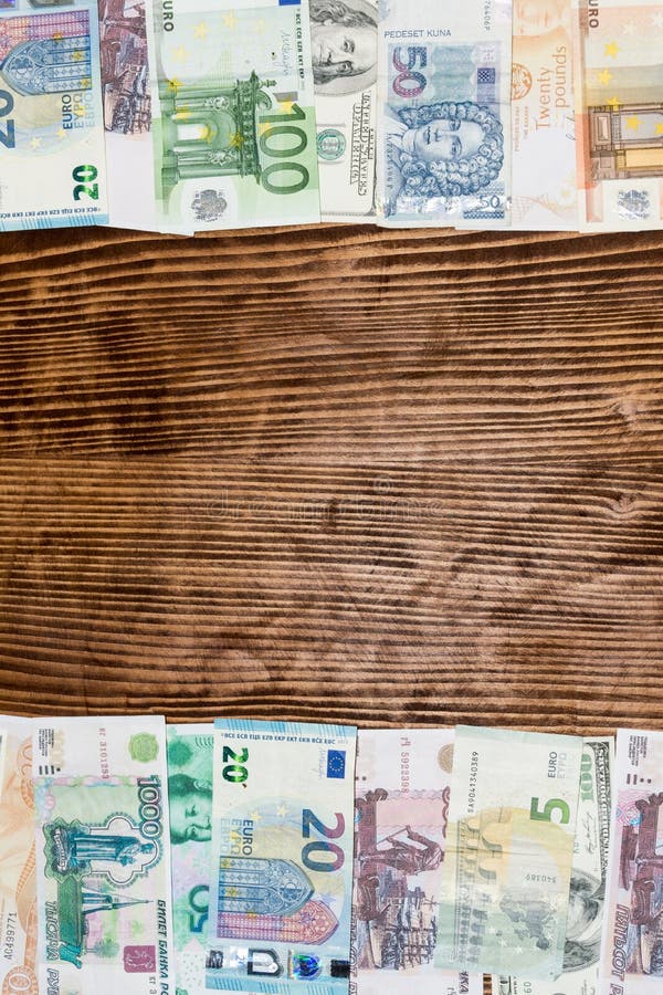 Various World Paper Money Background Stock Image - Image of foreign ...
