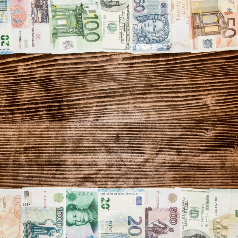Various World Paper Money Background Stock Image - Image of foreign ...