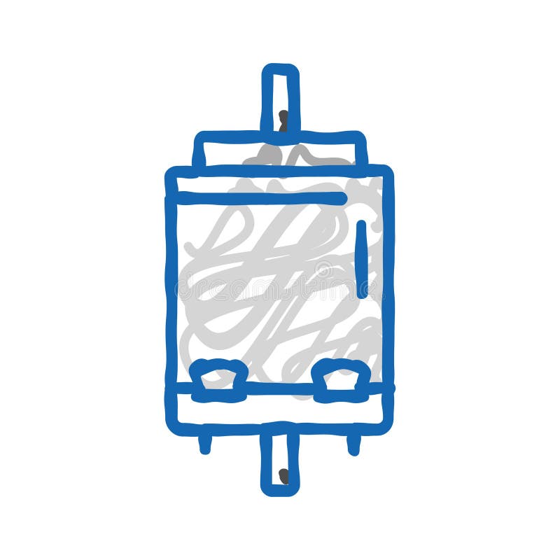 Varistor Electronic Component Icon Doodle Illustration Stock ...