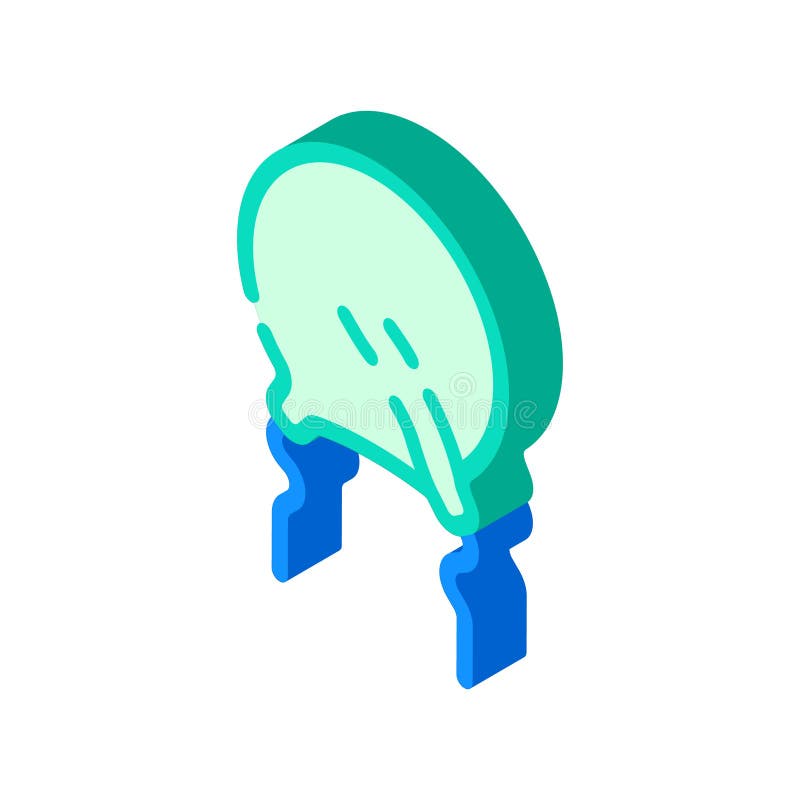 Varistor Electronic Component Isometric Icon Vector Illustration Stock ...