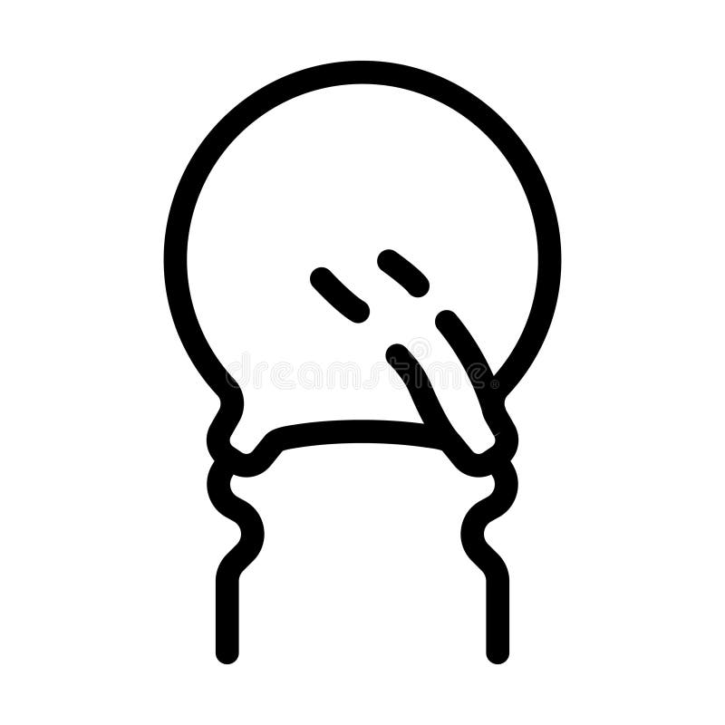 Varistor Electronic Component Line Icon Vector Illustration Stock ...