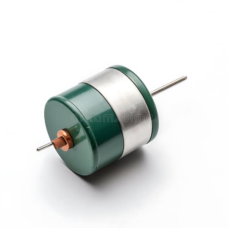 Varistor Isolated on a White Background Stock Image - Image of closeup ...