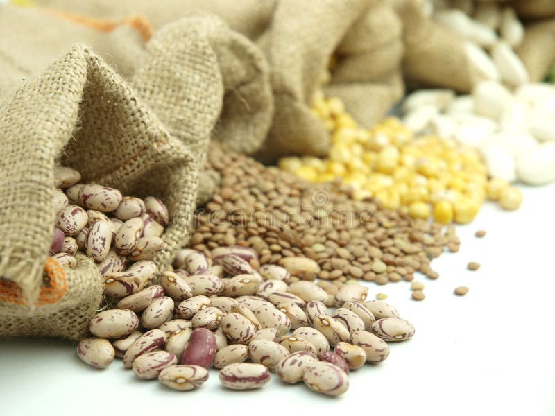Varius legumes stock photo. Image of organic, food, lentil - 18271080