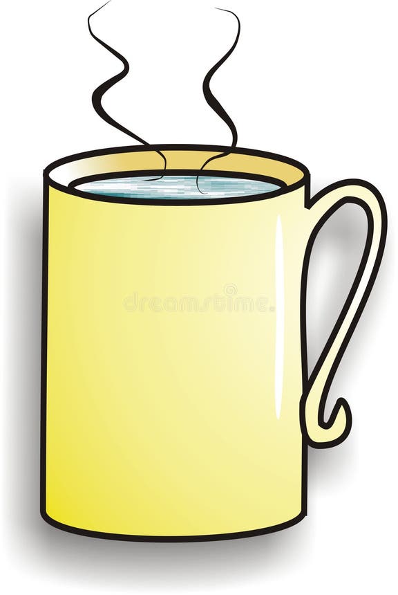 Varm dryck vektor illustrationer. Illustration av tecknad - 8309263
