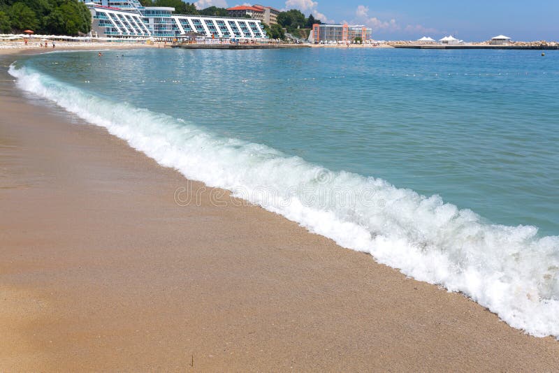 Varna-Strand Cloudscape, Bulgarien Stockbild - Bild von szenisch ...