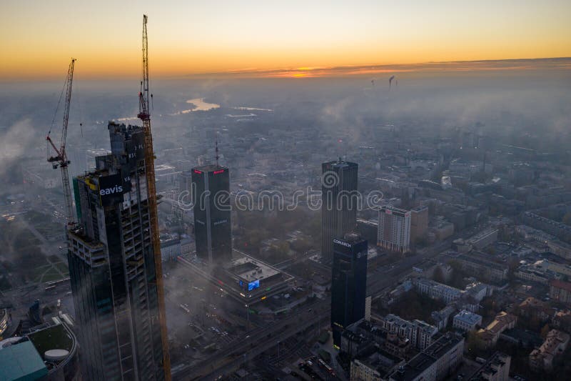 Varso tower editorial stock image. Image of urban, technology - 202061729