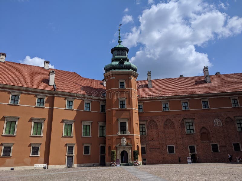 Varsovie City Center Reconstructed City after WWII Stock Photo - Image ...