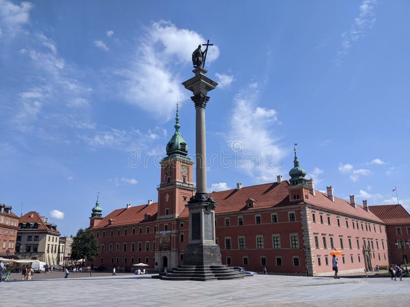 Varsovie City Center Reconstructed City after WWII Editorial ...