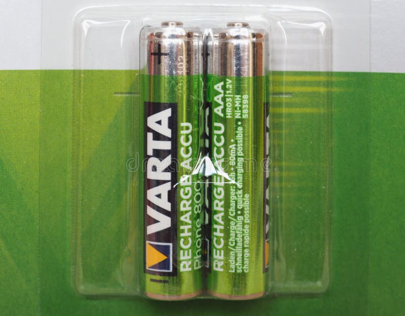 VARTA - MAY 2020: Box of Varta Rechargeable Batteries Editorial Stock ...