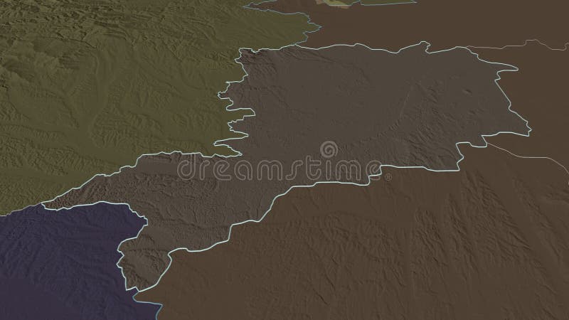 Vas, Hungary - Outlined. Administrative Stock Illustration ...