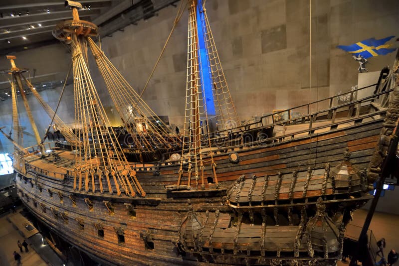 Vasa boat editorial stock image. Image of scandinavia - 93836099