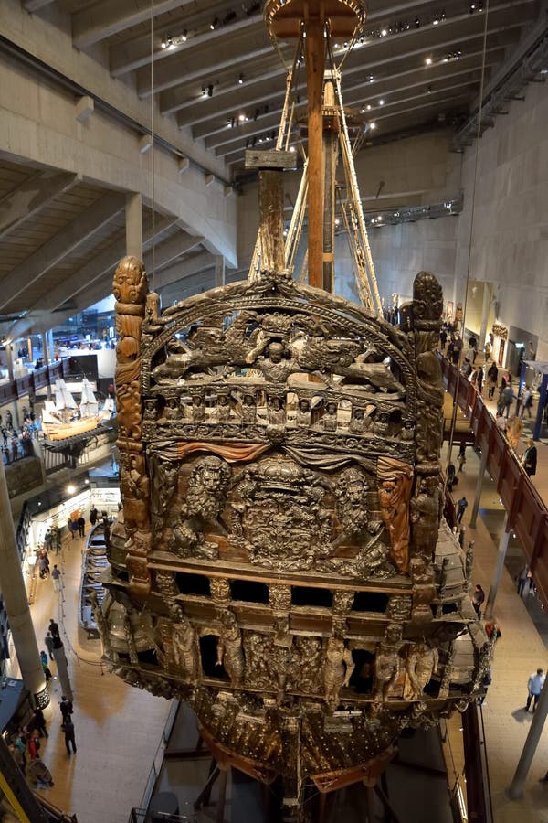 Vasa boat editorial image. Image of vasa, interior, museum - 93836125