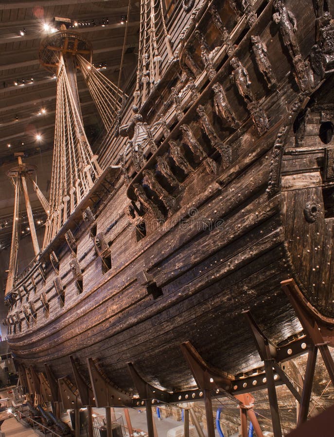 Vasa Ship editorial image. Image of vertical, indoor - 23074125