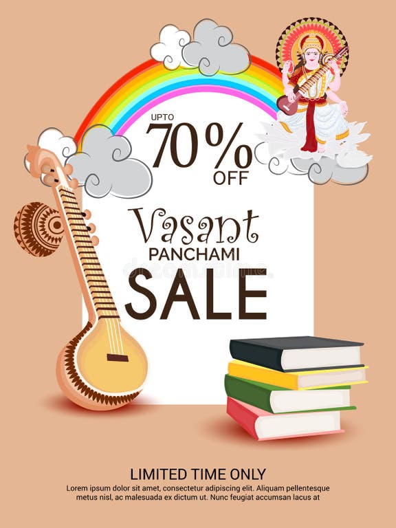 Vasant Panchami stock abbildung. Illustration von januar - 84155124