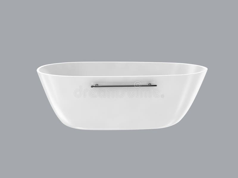 Vasca da bagno bianca fotografia stock. Immagine di vuoto - 57256952