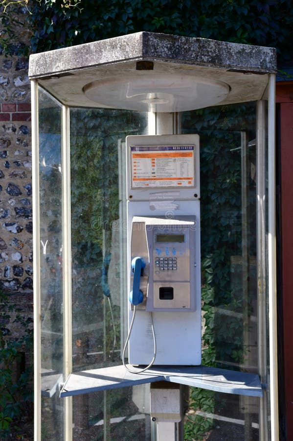 Vascoeuil, France - October 4 2016 : Old Phone Box Editorial Stock ...