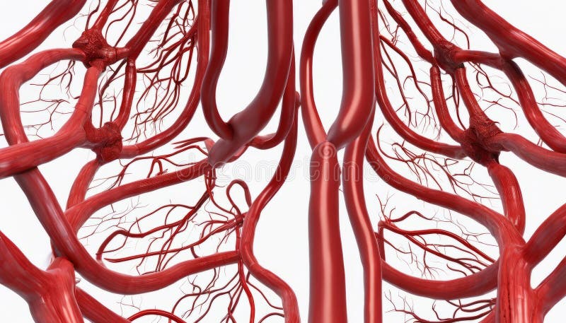 Vascular Network, Intricate and Complex, Symbolizing Life S Intricate ...