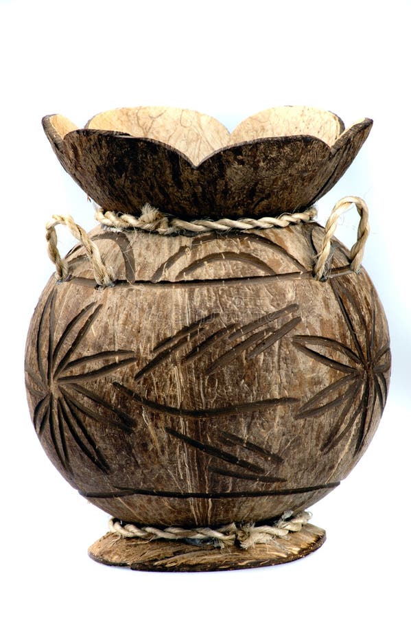 Vase stock image. Image of coconut, trade, vase, thread - 22905773