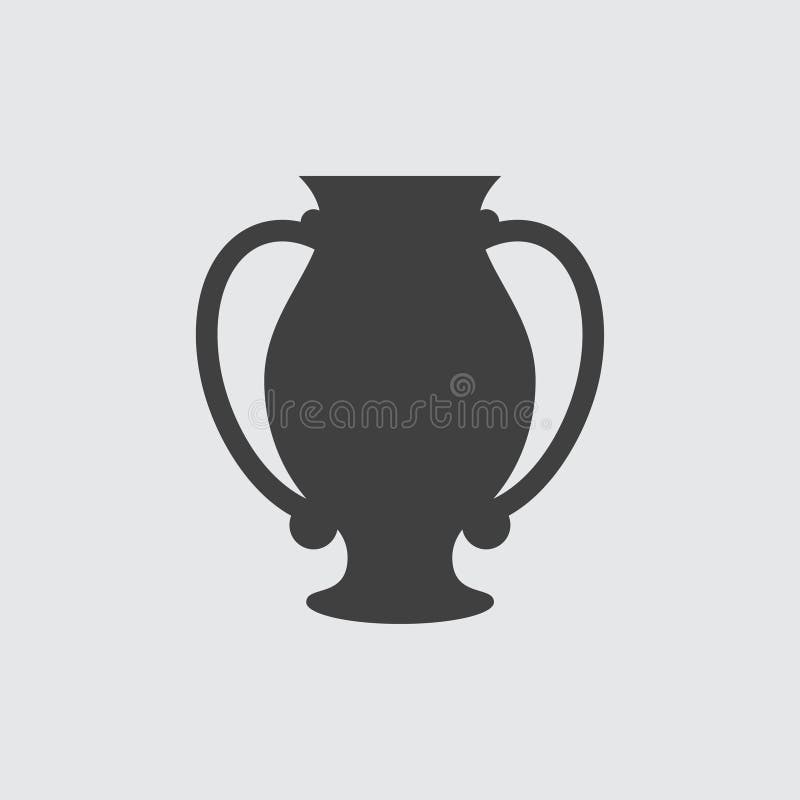Vase icon illustration stock vector. Illustration of ceramic - 78370001
