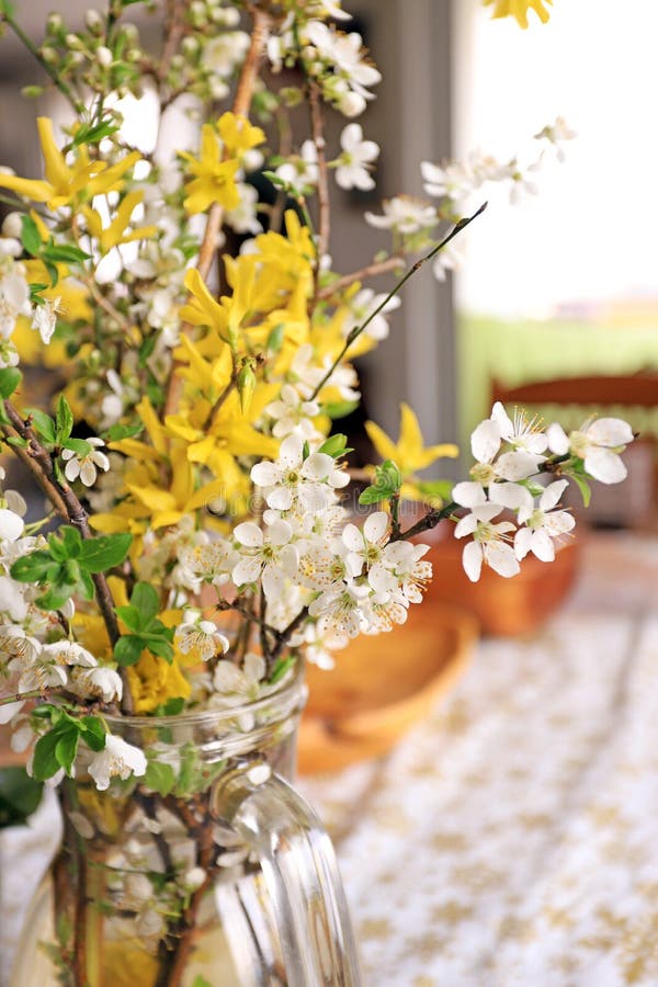 Vase of spring flowers stock photo. Image of closeup - 30702794