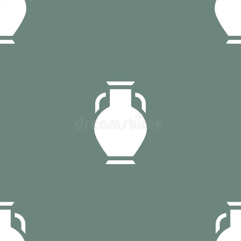 Vase. Vector Patterns in a Flat Style Stock Vector - Illustration of ...