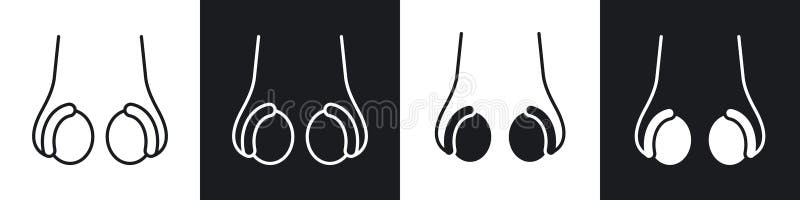 Vasectomy icon stock vector. Illustration of outline - 341327222