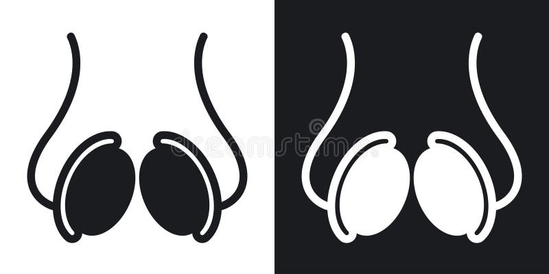 Vasectomy Vector Icon Set in Black Filled and Outlined Style Stock ...