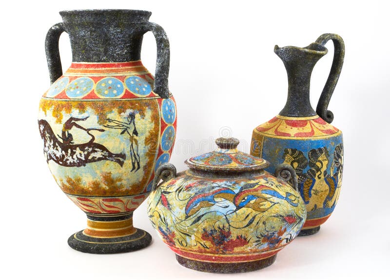 Vasos gregos foto de stock. Imagem de marrom, deus, atenas - 3810944