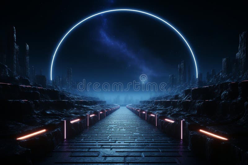 Vast Abyss Reshaped into a 3D Sci-fi Haven, Projecting Modern Enigma ...