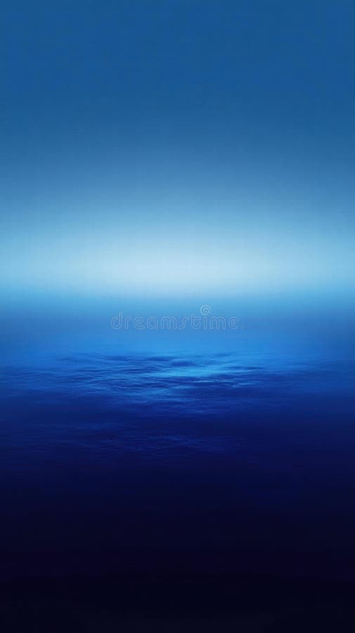 Vast Blue Ocean Horizon, a Minimalist Seascape Stock Photo - Image of ...