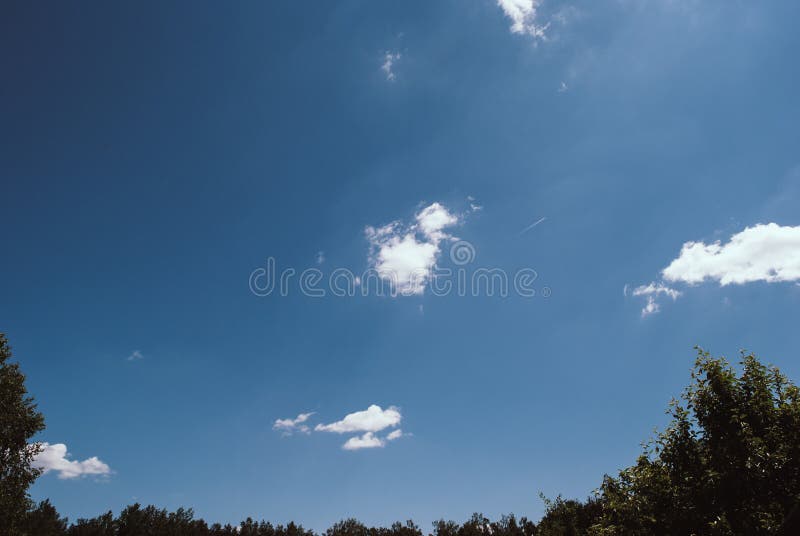 The Vast Blue Sky and Clouds Sky Stock Photo - Image of cumulus, scene ...