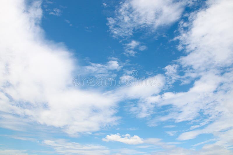 The Vast Blue Sky and Clouds Sky Stock Image - Image of tranquil ...