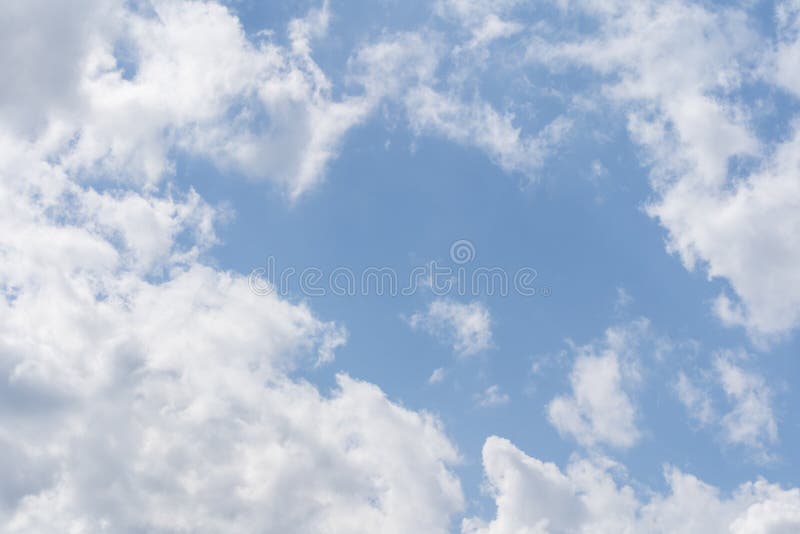 The Vast Blue Sky and Clouds Sky Stock Photo - Image of scenery ...