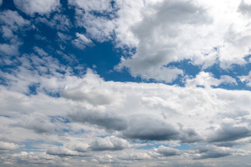 The Vast Blue Sky and Clouds Sky. Nature Background Stock Image - Image ...