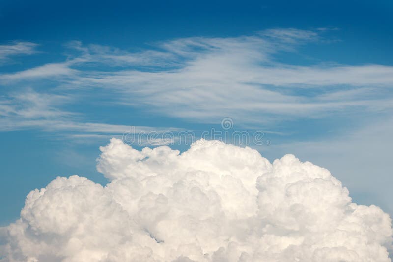Vast Blue Sky and Clouds Sky Stock Photo - Image of sparse, scene ...
