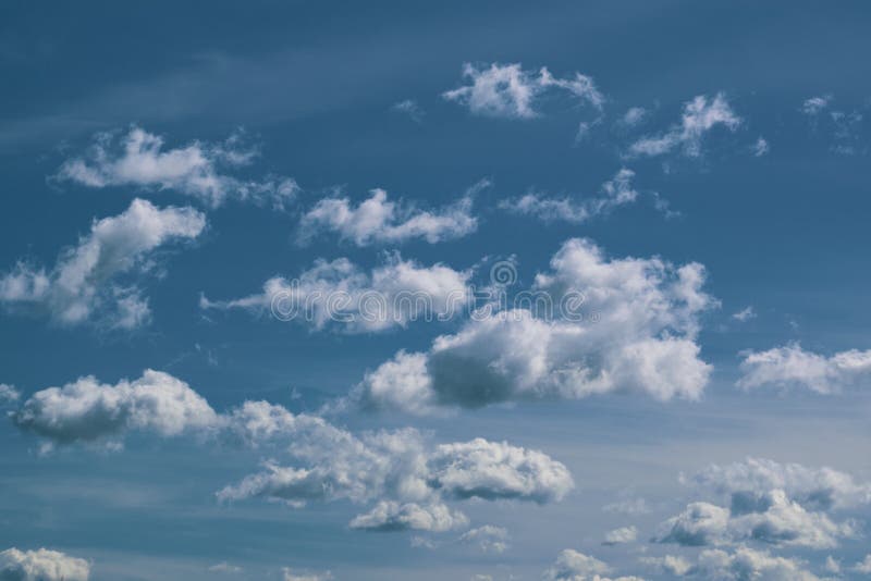 The Vast Blue Sky And Clouds Sky Stock Photo - Image of background ...