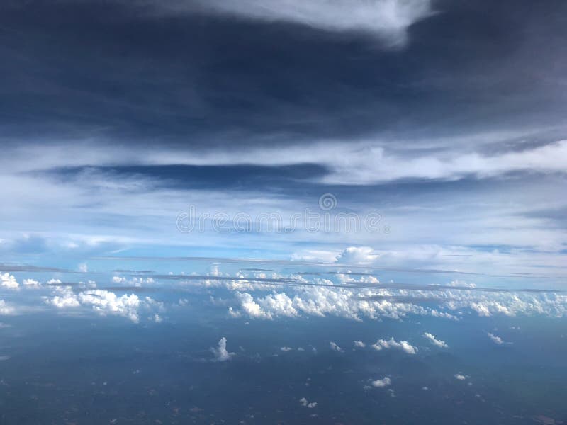 The Vast Blue Sky and Clouds Sky Stock Image - Image of bright ...