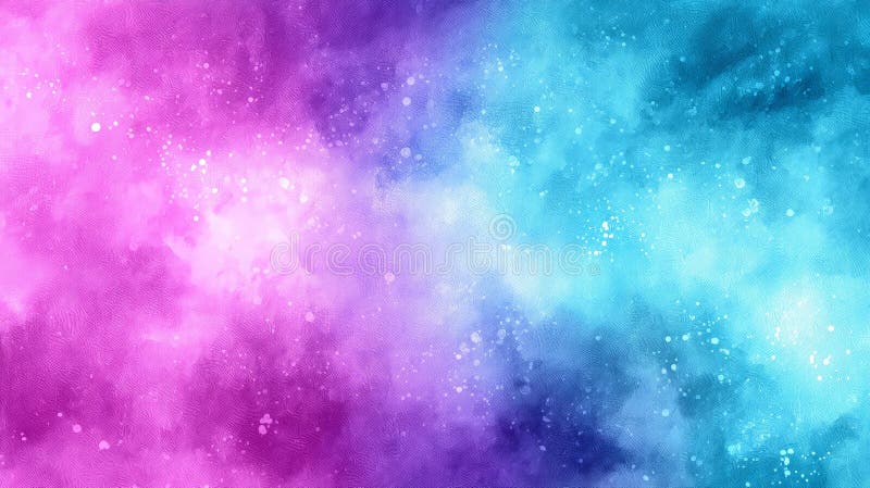 Vast Cosmic Expanse, a Breathtaking Display of Blue and Pink Nebulae in ...
