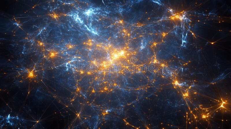 Vast Cosmic Network of Stars and Galaxies Illuminated in Deep Space ...