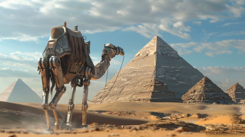 In the Vast Desert a Robot Camel and Tour Guide Uncover the Secrets of ...