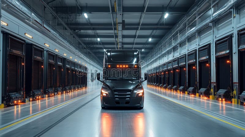 In a Vast Distribution Warehouse, a Logistics Hub Efficiently Prepares ...