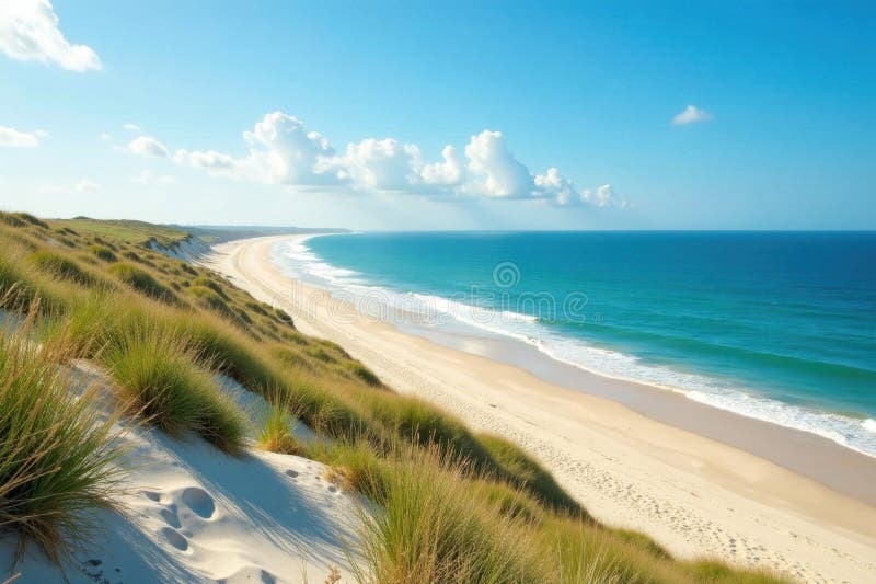 Vast Dune Landscape Overlooking Sandwich Harbour S Serene Waters ...