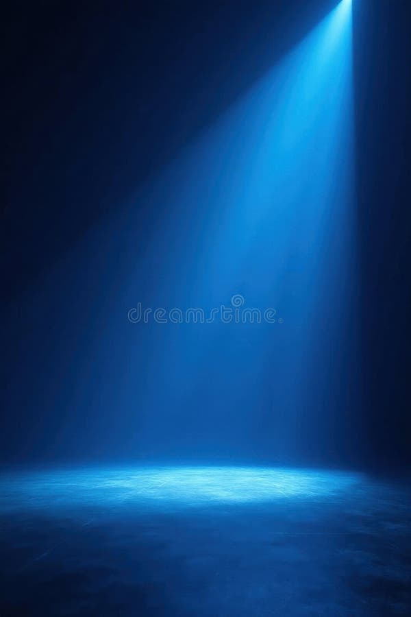 Vast Empty Stage, Blue Wash, Dramatic Shadows, Arena, Atmosphere, Mood ...