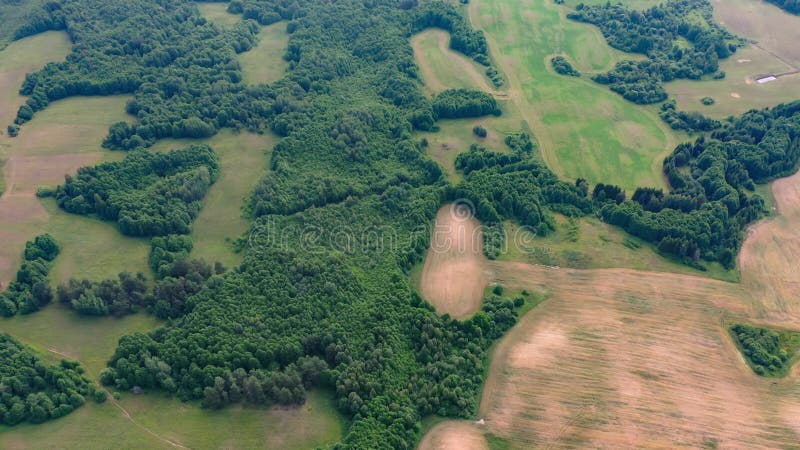 Vast Expanse of Land Stretches Endlessly Covered with Fields Stock ...